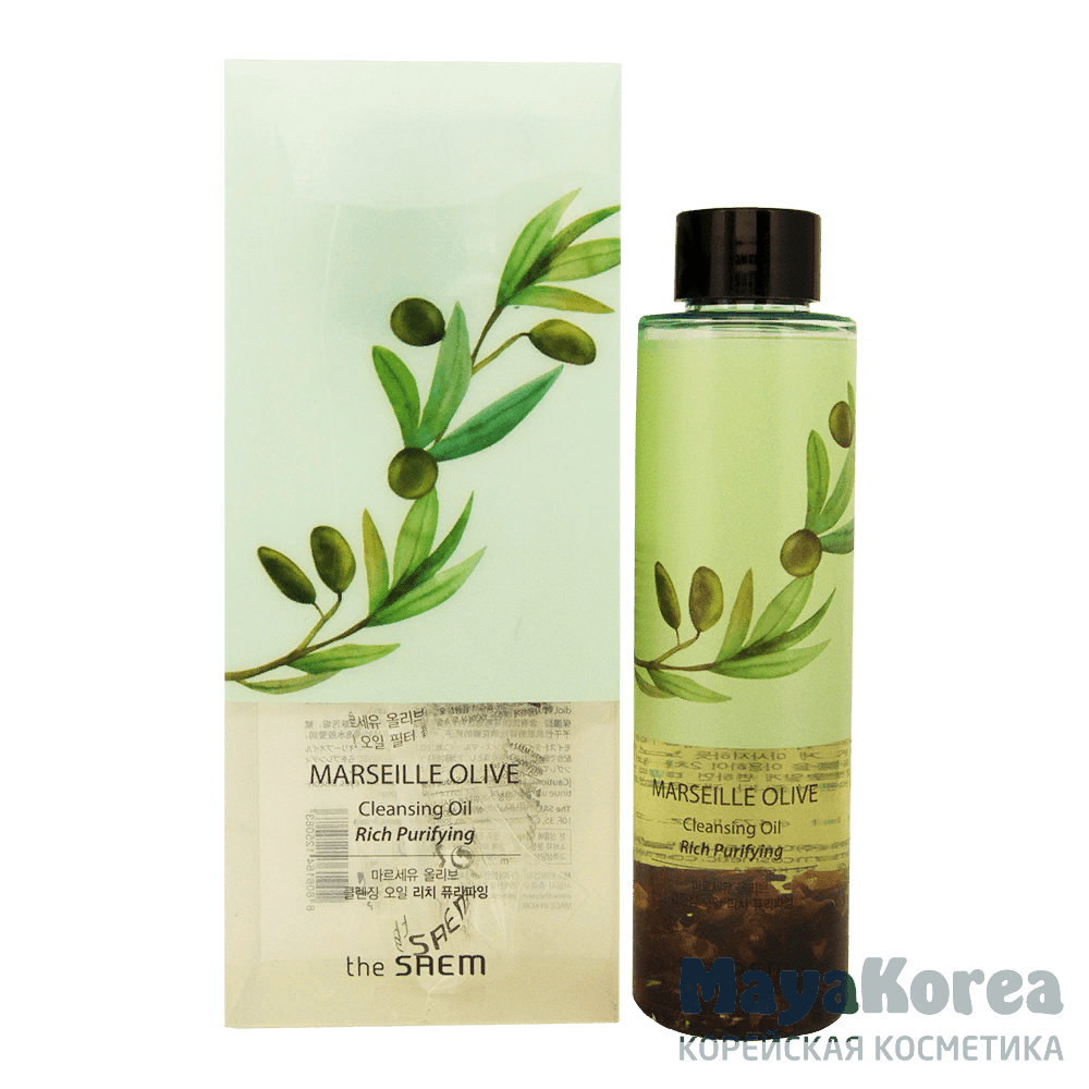 Гидрофильное масло для очищения лица с экстрактом оливы THE SAEM ...